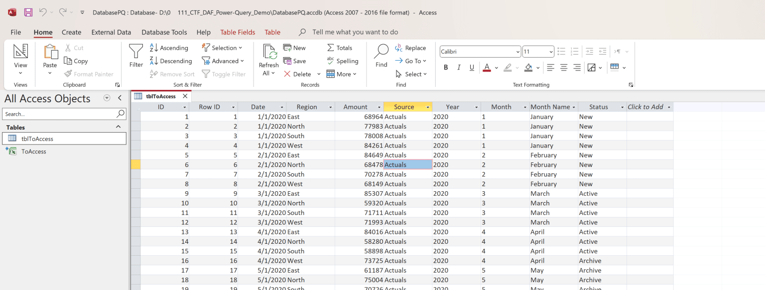 Import Access Data into Excel 365 via Power Query - Excel and Access, LLC