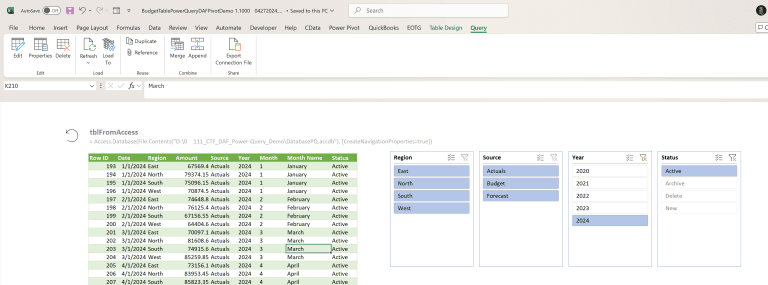 Import Access Data into Excel 365 via Power Query - Excel and Access, LLC