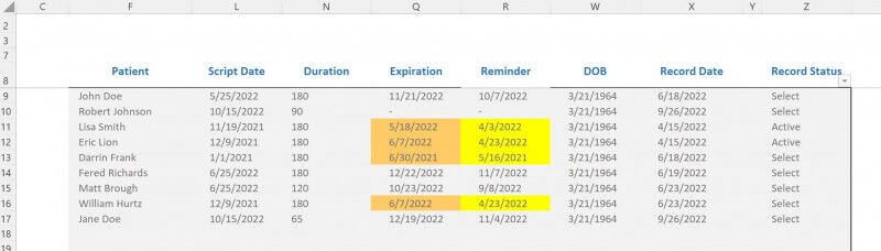 Microsoft Excel Tracker Templates for Business - Excel & Access