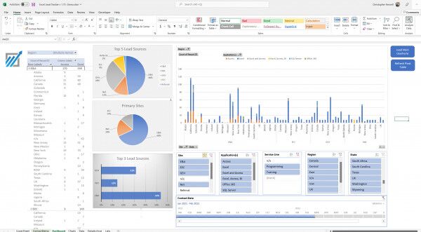 Microsoft Excel Tracker Templates for Business - Excel & Access