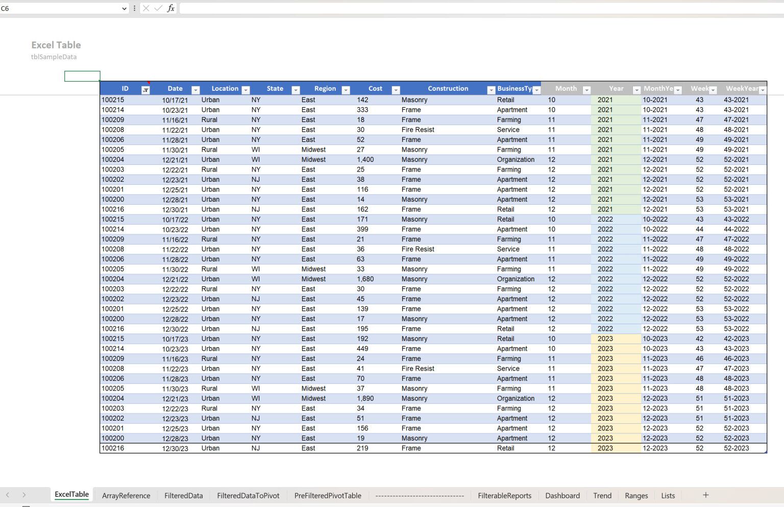Using VStack to Consolidate Excel Datasets