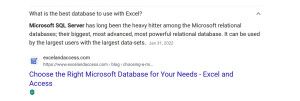 Microsoft Excel 365 is not a Database - Integrate w/ one Instead.