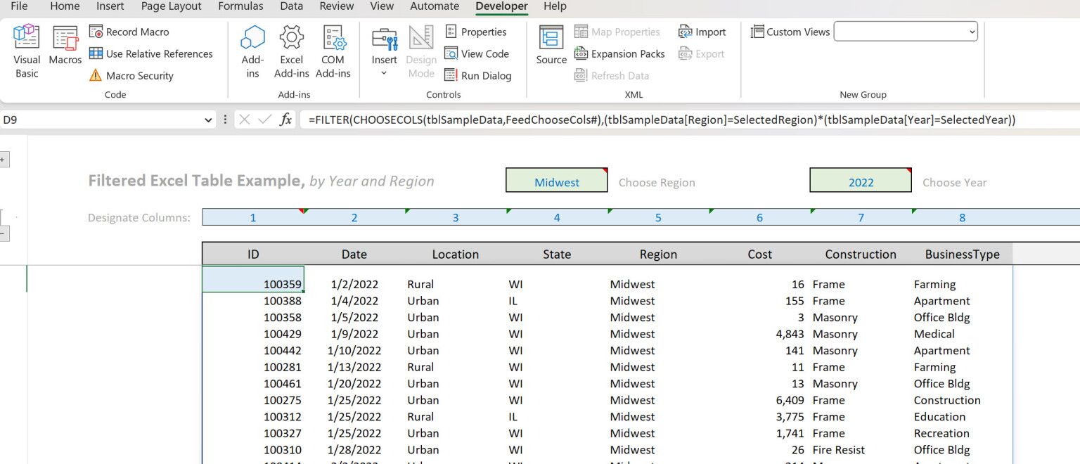 Interactive Reports in Excel Just Got Easier - Spill Functions