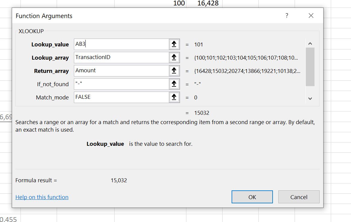 Xlookup Built-In Offset Functions use with Messy PDF Data