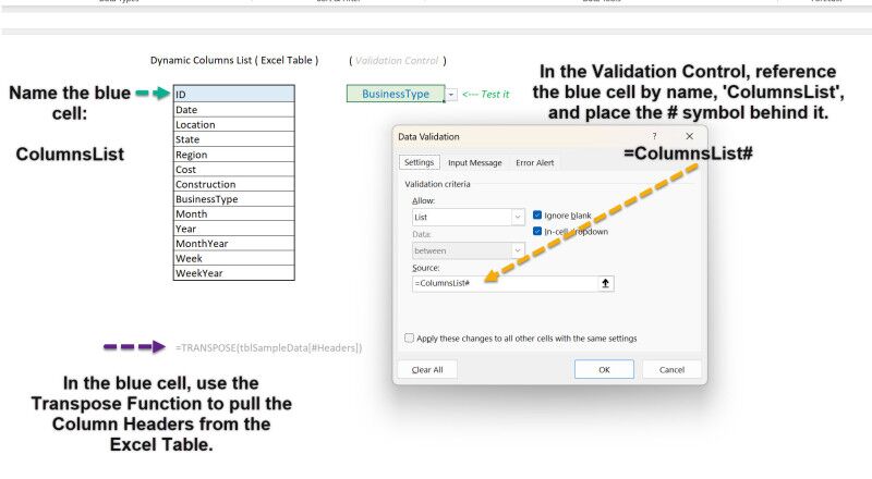 Excel Dynamic Array Functions For Dashboard Reporting Excel And Access Llc