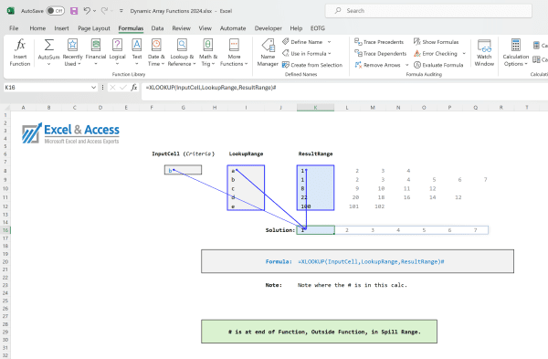 How to Program Excel Dynamic Array Functions - Excel and Access, LLC