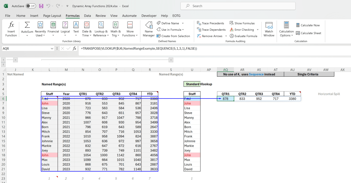 How To Program Excel Dynamic Array Functions Excel And Access Llc