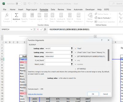 How to Program Excel Dynamic Array Functions - Excel and Access, LLC