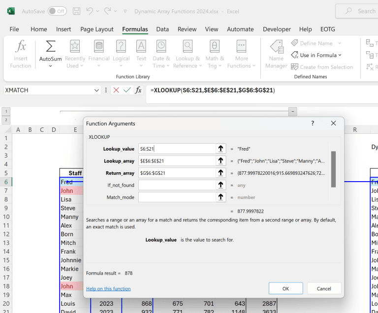 How To Program Excel Dynamic Array Functions Excel And Access Llc