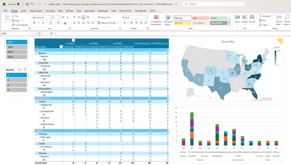 Excel 365 Pivotby Function Versus Excel Pivot Tables Excel And Access Llc