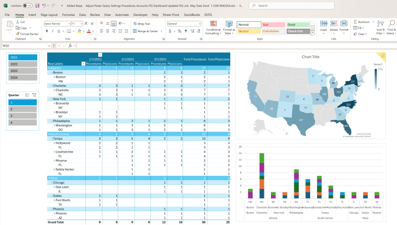 Excel 365 Pivotby Function Versus Excel Pivot Tables Excel And Access