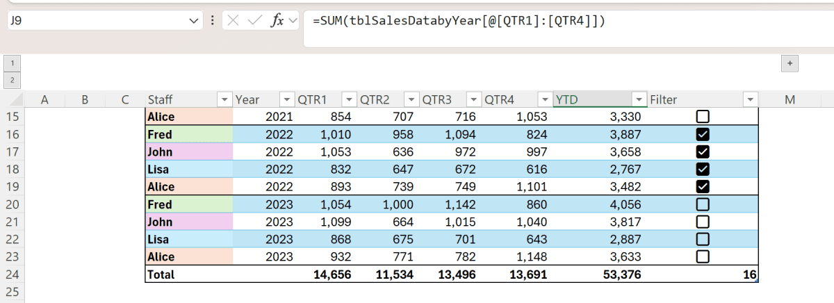 Working with Microsoft Excel Tables in VBA - Excel and Access, LLC