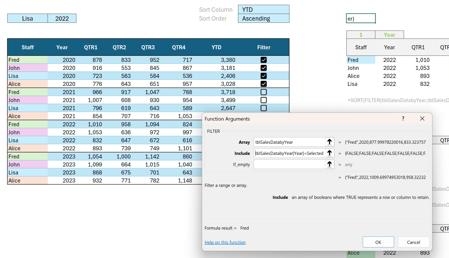 The Microsoft Excel FILTER Function - Excel and Access, LLC
