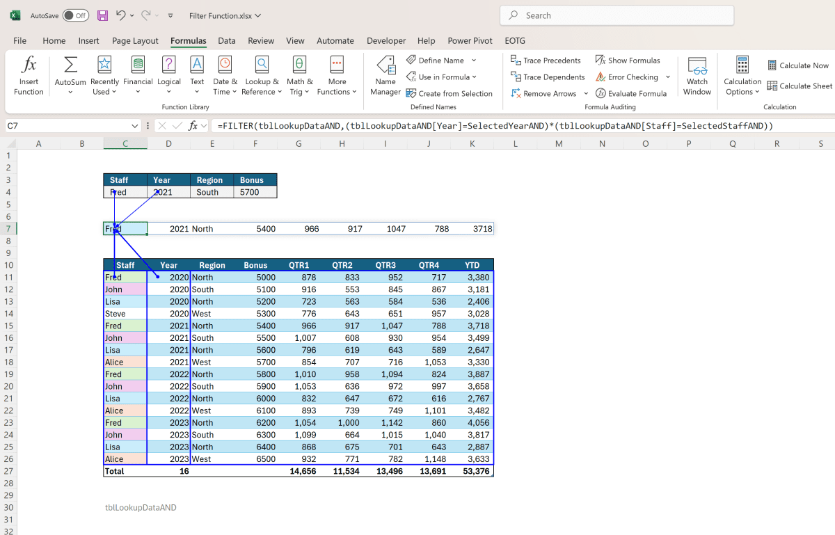 The Microsoft Excel FILTER Function - Excel and Access, LLC