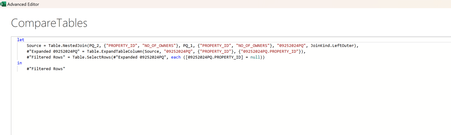 Easily Comparing External Records With Power Query Excel And Access Llc